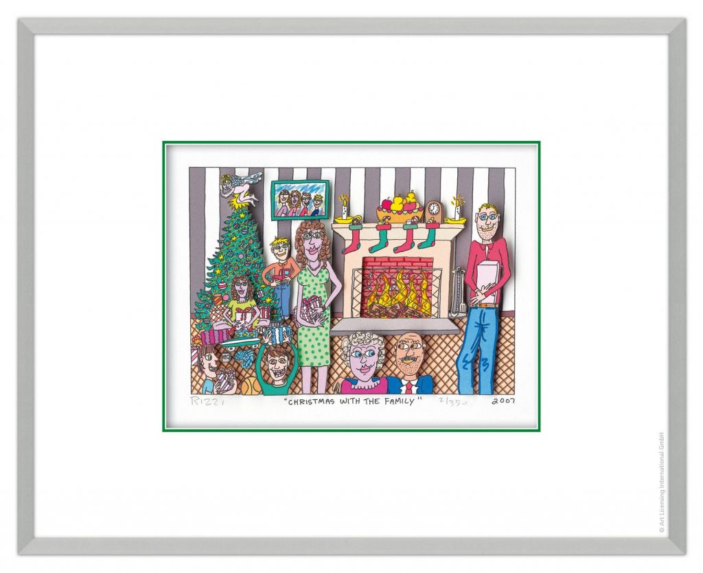 JAMES RIZZI - CHRISTMAS WITH THE FAMILY - Artmix24